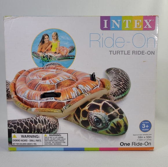Intex | Swim | Intex Rideon Turtle Inflatable Pool Float | Poshmark